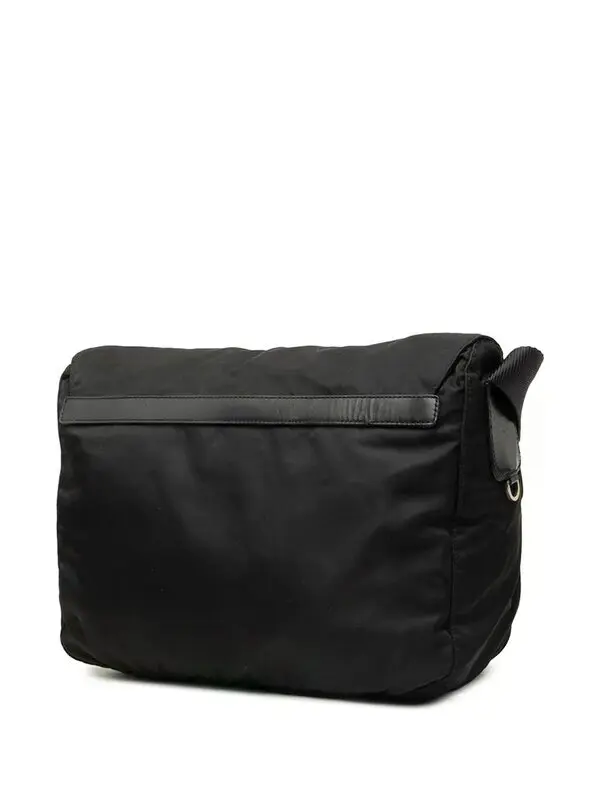 Prada 2013-2026 Tessuto Zip Double Buckle Messenger Bag Crossbody Bag