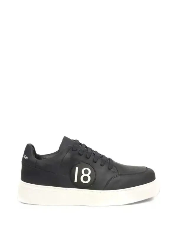 CERRUTI 1881 Logo-patch Leather Sneakers