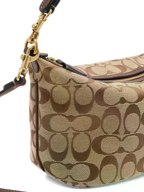 COACH Signature Monogram-pattern Shoulder Bag