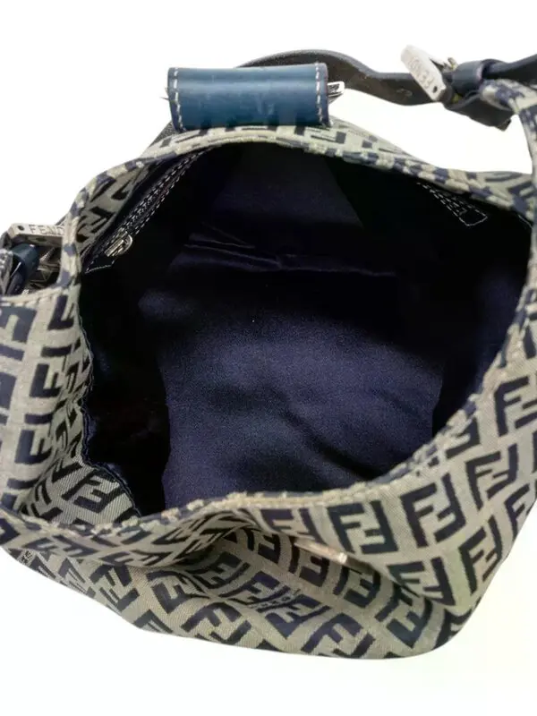 Fendi 2000-2010 Zucchino Canvas Shoulder Bag