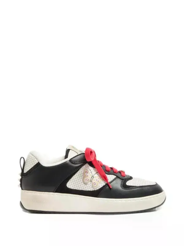 Valentino Garavani Riseone Butterfly-embroidered Sneakers