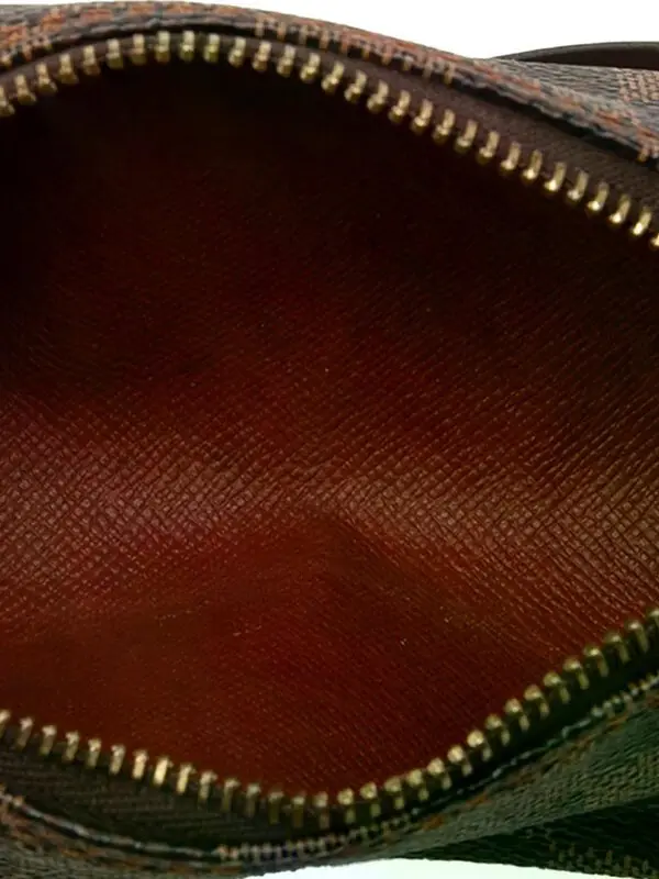 LOUIS VUITTON 1990-2010 Damier Ebene Papillon Pochette Handbag