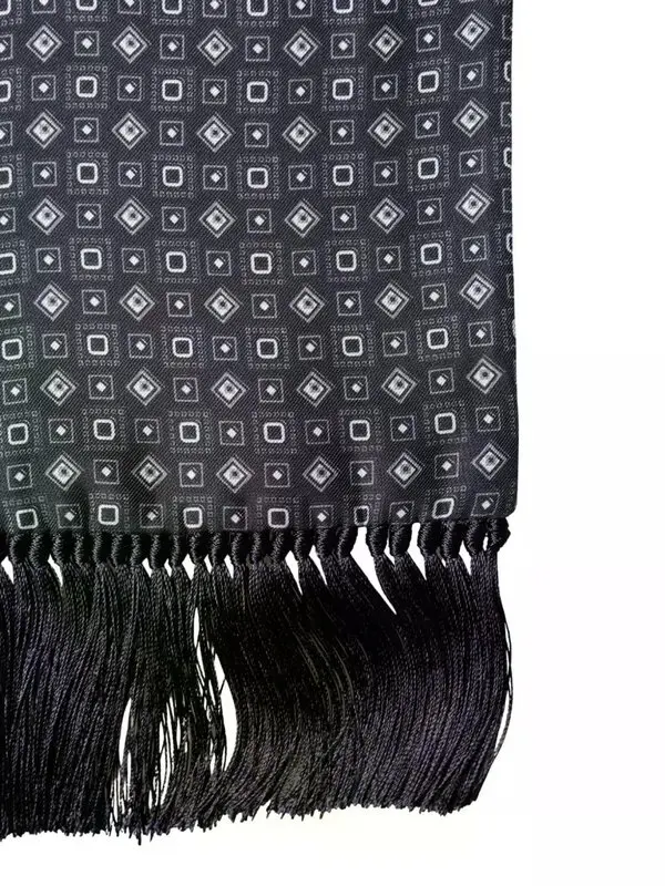 Dolce & Gabbana Geometric Fringe Scarf