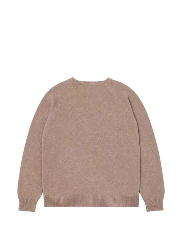 EDMMOND STUDIOS Raglan-sleeve Logo-patch Sweater