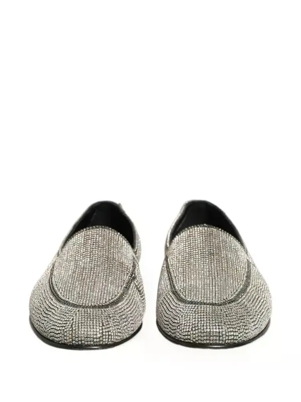 Dolce & Gabbana Crystal-embellished Loafers