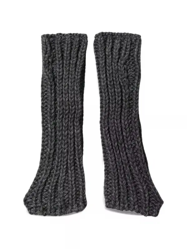 Dolce & Gabbana Chunky-knit Fingerless Gloves