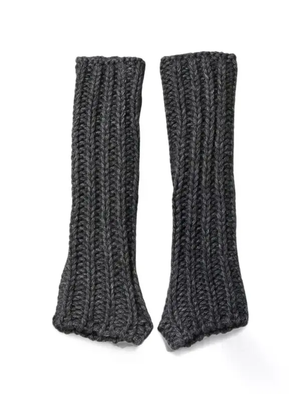 Dolce & Gabbana Chunky-knit Fingerless Gloves
