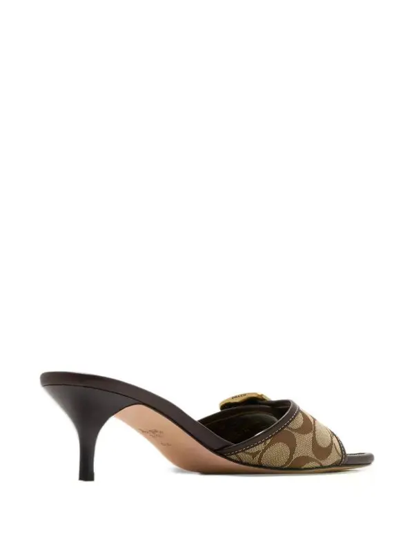 COACH Margot Sandal In Signature Jacquard
