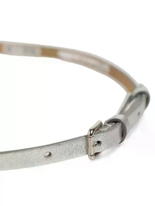Dolce & Gabbana Metallic Leather Belt