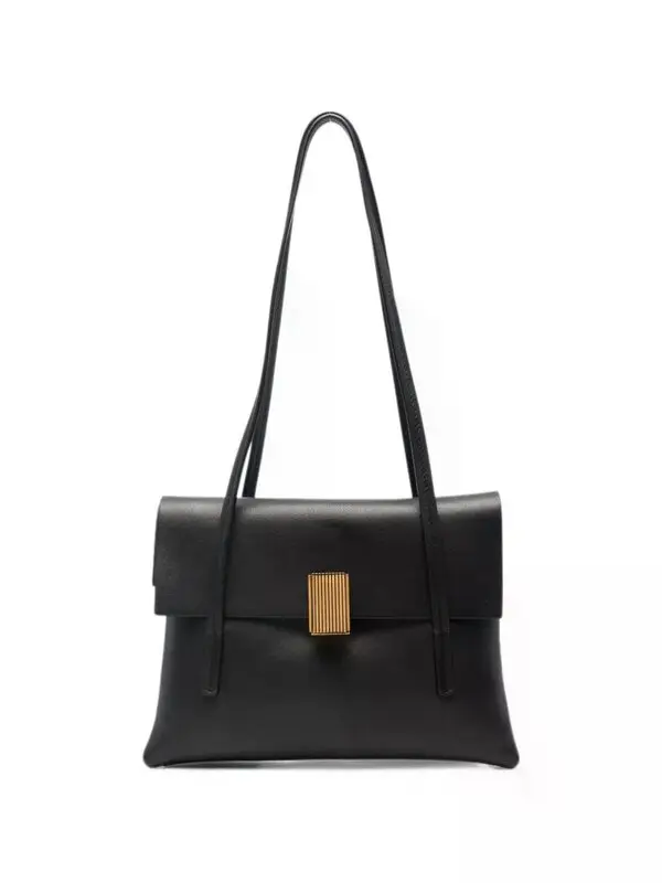 Khaite Small Soft Blake Leather Shoulder Bag - Black