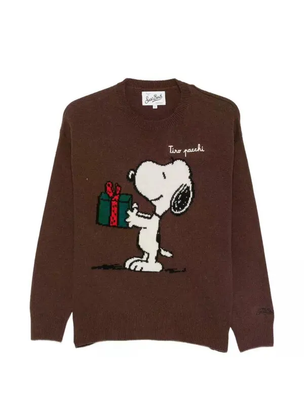 MC2 SAINT BARTH X Peanuts Snoopy-intarsia Knit Sweater