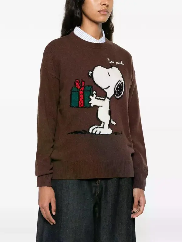 MC2 SAINT BARTH X Peanuts Snoopy-intarsia Knit Sweater