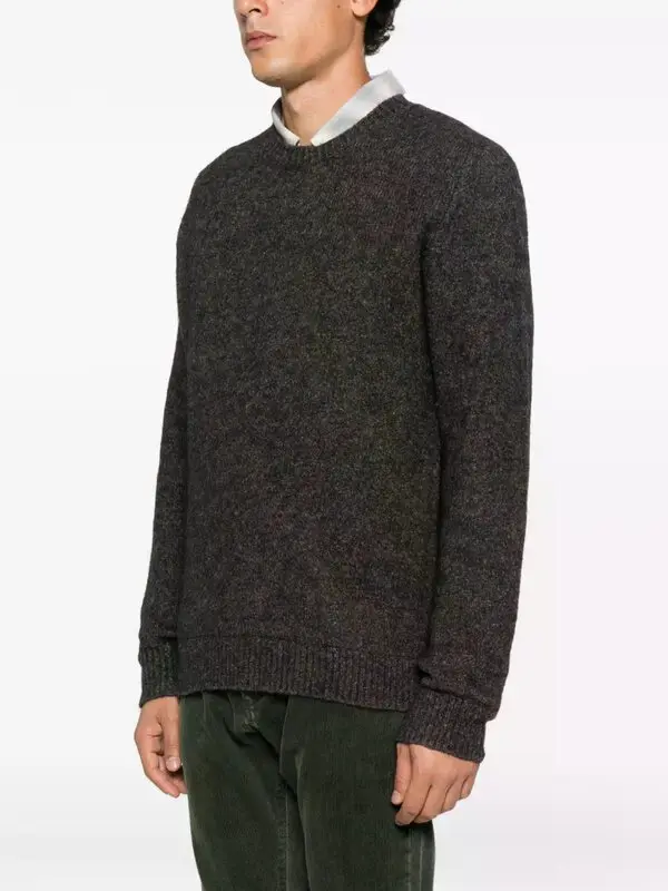 ROBERTO COLLINA Crew-neck Knitted Sweater