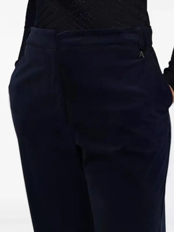 TWINSET Flared Velvet Trousers