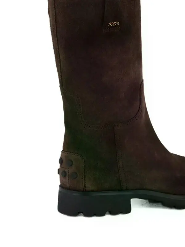 TOD'S Gomma 31 Suede Ankle Boots