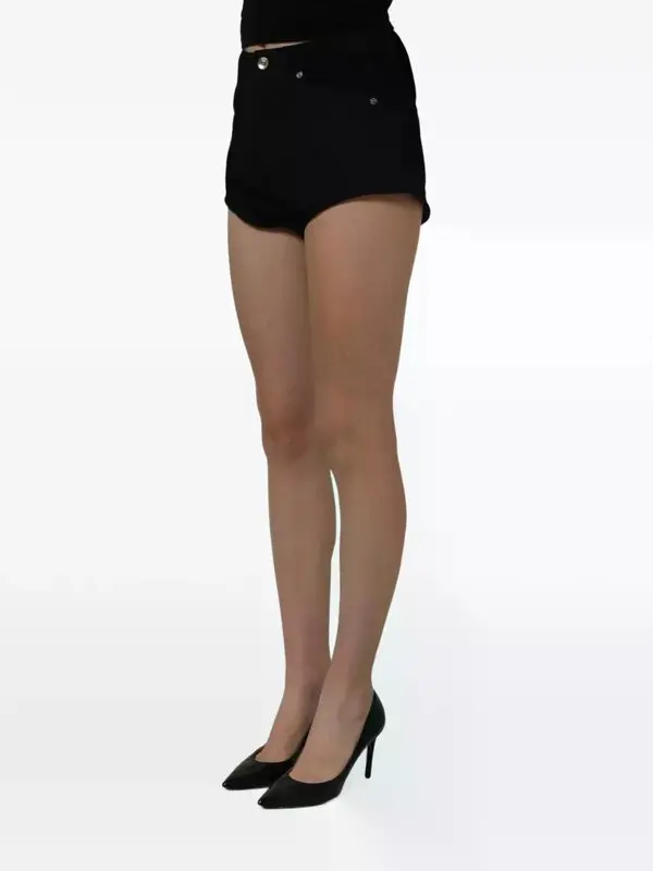 Dolce & Gabbana Cotton Mid-rise Denim Hot Pants Shorts