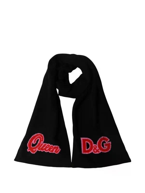 Dolce & Gabbana Queen Knitted Scarf