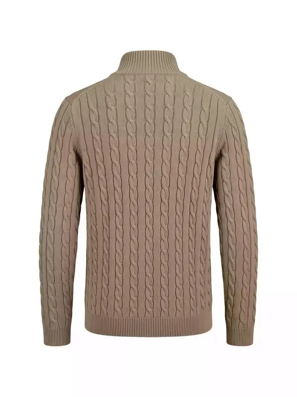 Gant Cable-knit Quarter-zip Sweater