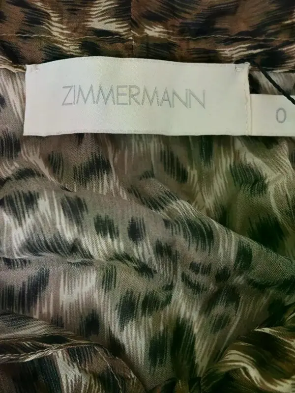 Zimmermann Suraya Leopard-print Off-shoulder Dress