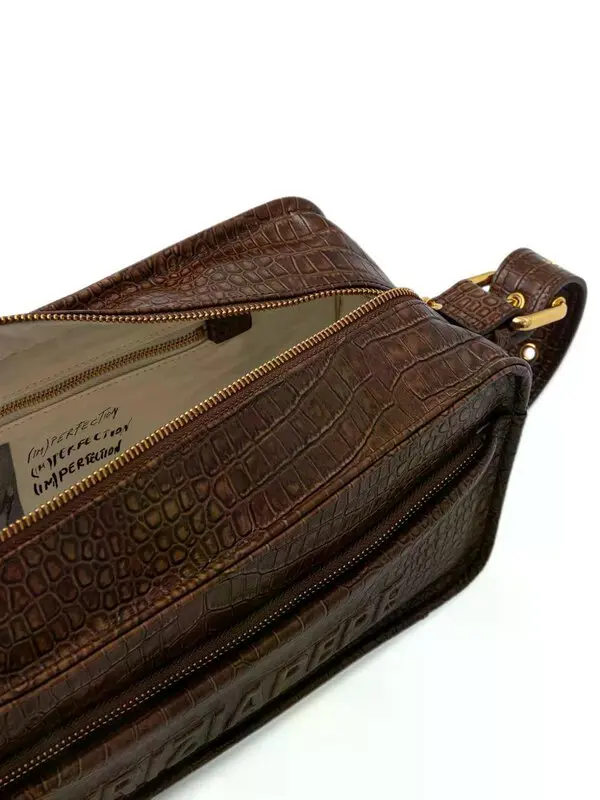 Patrizia Pepe Medium Perfection Leather Crossbody Bag