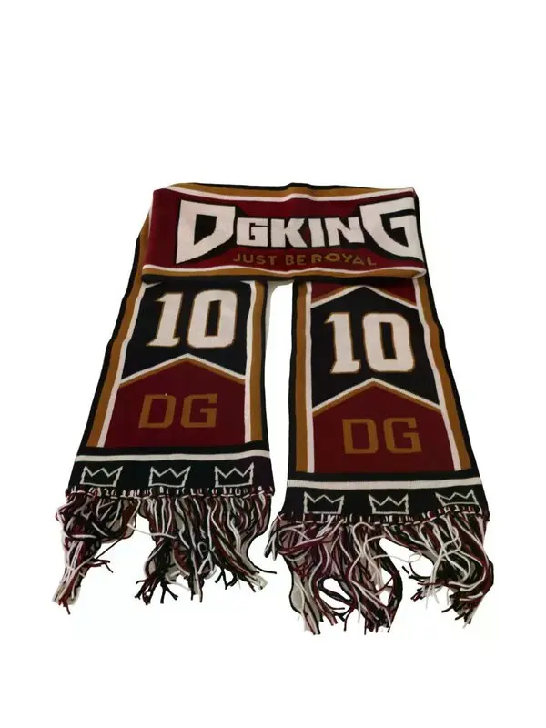 Dolce & Gabbana Logo-knit Scarf