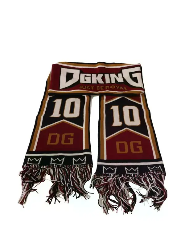Dolce & Gabbana Logo-knit Scarf
