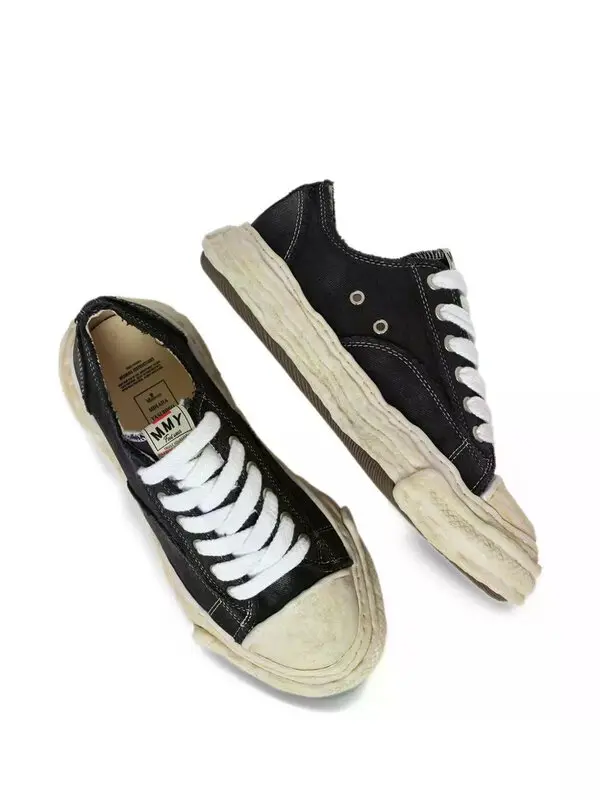 Mihara Yasuhiro Peterson23 Og Sole Bleached Canvas Low-top Sneakers