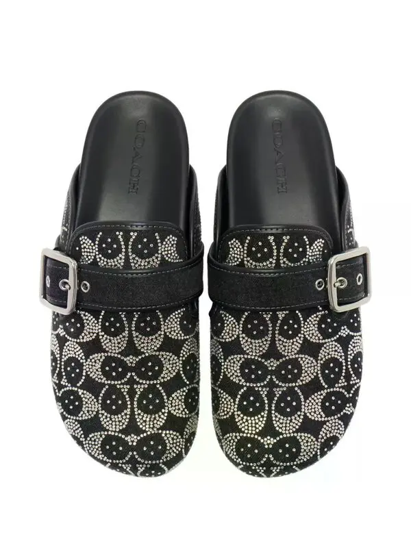 COACH Archival Buckle Clog With Crystal Signature