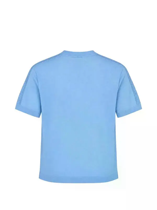 WALES BONNER X Adidas Logo-print Mesh-panel T-shirt