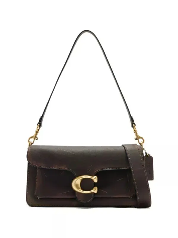 COACH Tabby Shoulder Bag 26 In Loved Leather - Brown