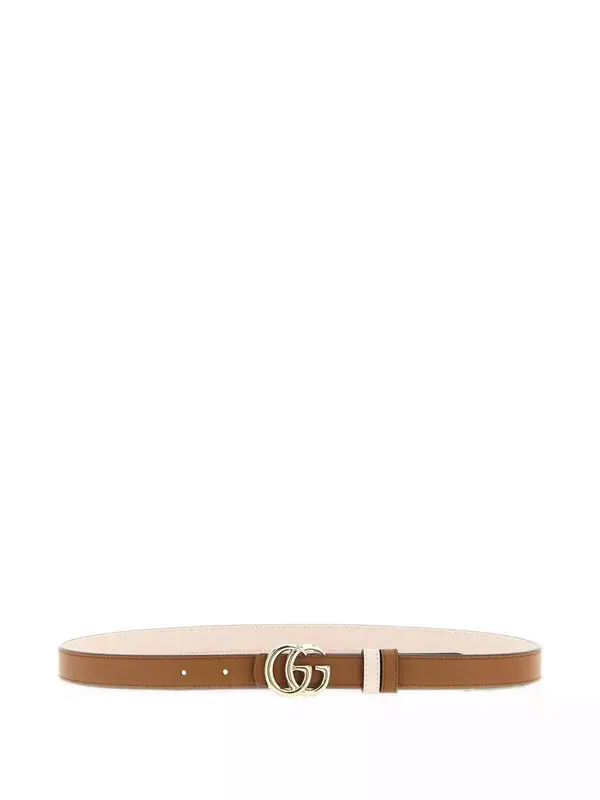 Gucci Marmont Reversible Leather Belt - Neutrals