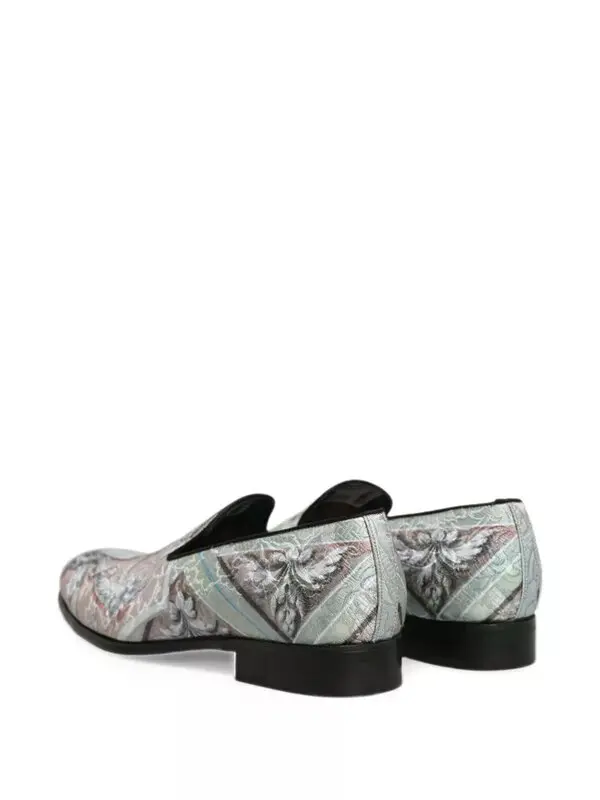 Dolce & Gabbana Baroque-print Loafers