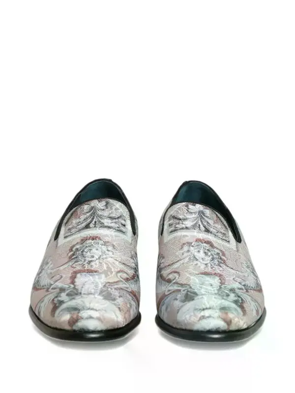Dolce & Gabbana Baroque-print Loafers