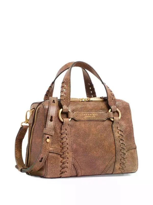 THE BRIDGE Whipstitch-detail Leather Tote Bag