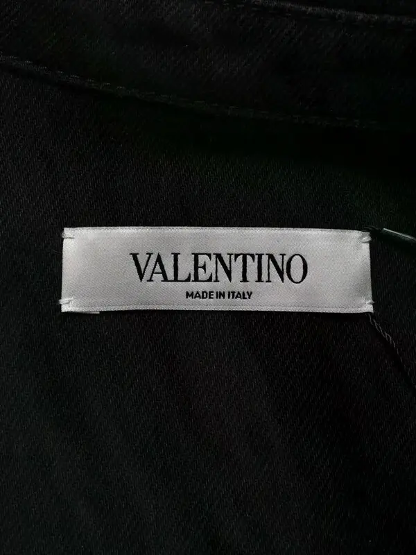 Valentino Garavani Vltn Star Print Denim Shirt