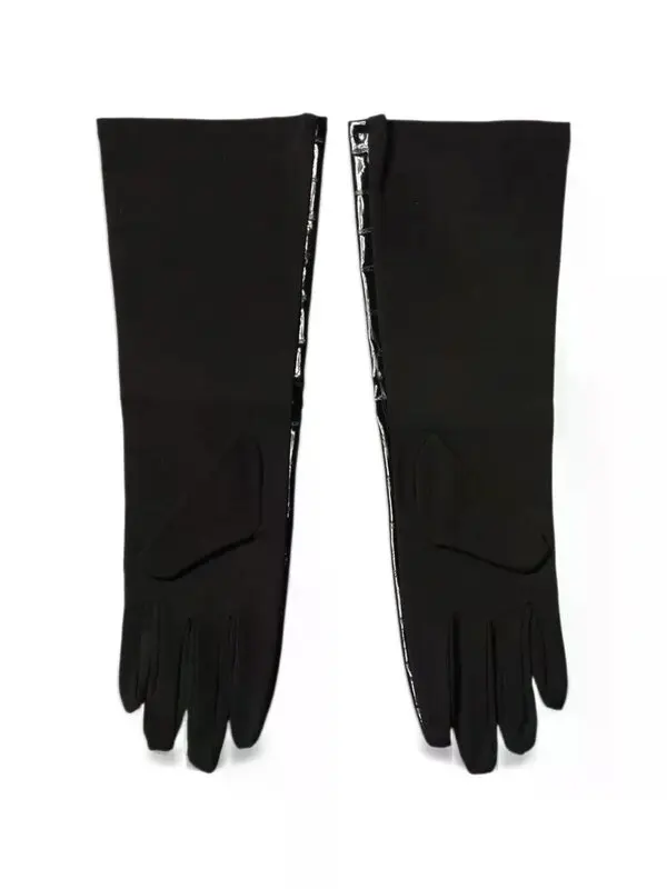 Dolce & Gabbana Croc-effect Elbow-length Gloves