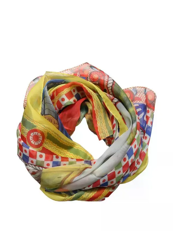 Dolce & Gabbana Carretto Foulard Scarf