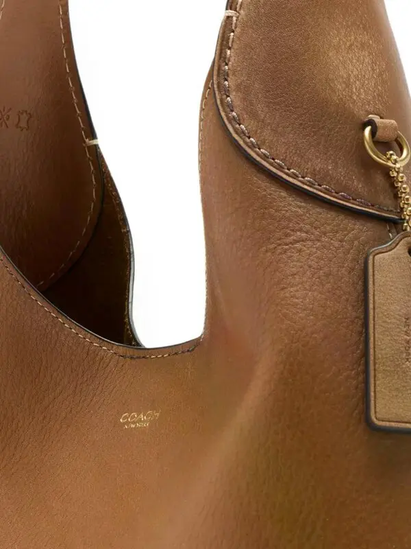 COACH Brooklyn Shoulder Bag 28 In Loved Leather - Brown
