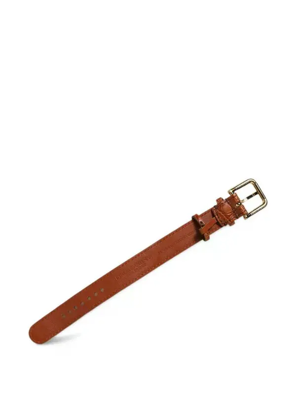 Dolce & Gabbana Crocodile-effect Buckled Bracelet