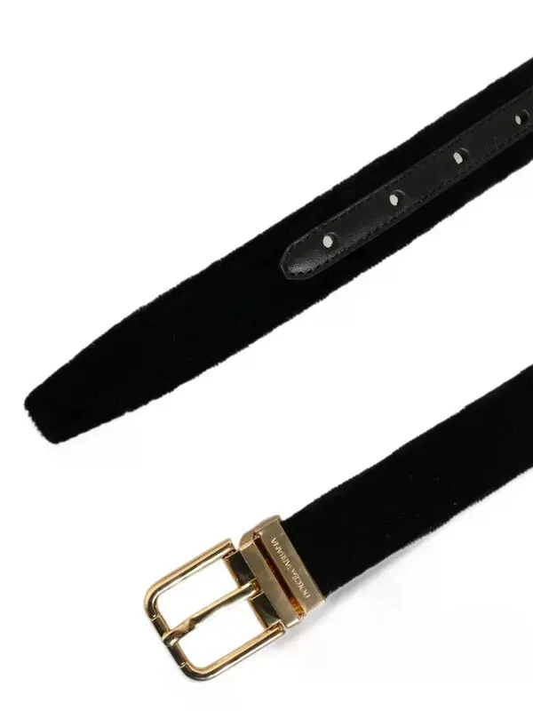 Dolce & Gabbana Velvet Buckle Belt