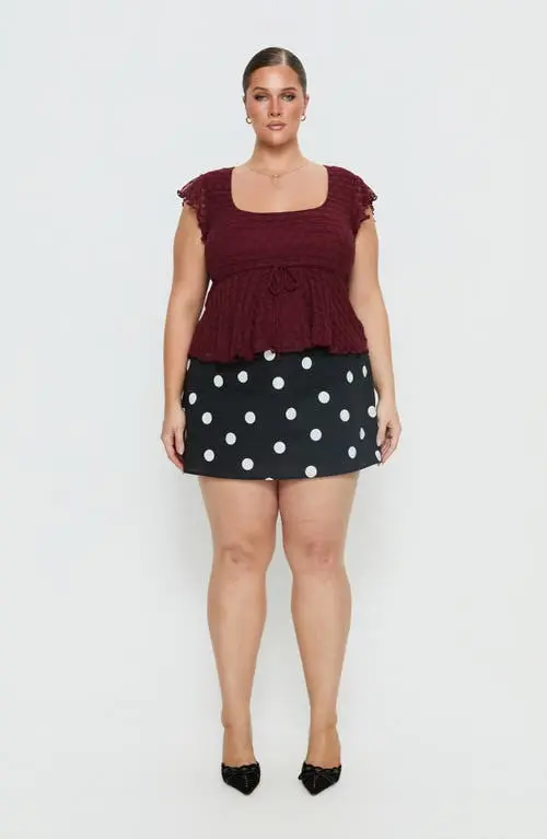 Princess Polly Auroraah Frill Lace Top