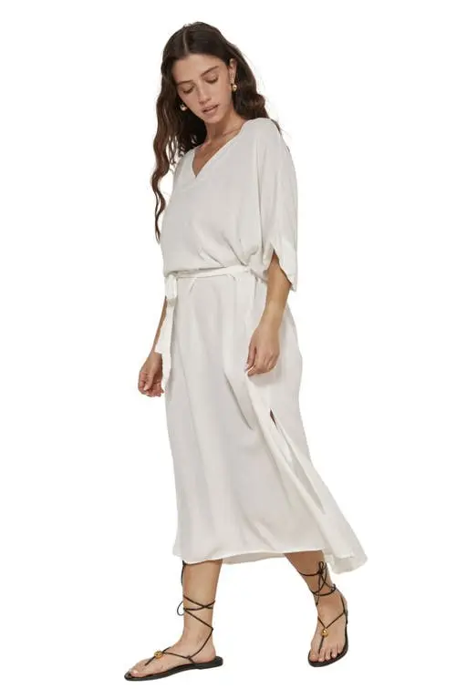 GOTTEX Perfect V-neck Tunic Cover-up - White