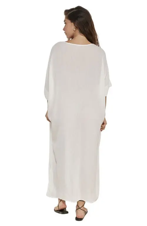 GOTTEX Perfect V-neck Tunic Cover-up - White