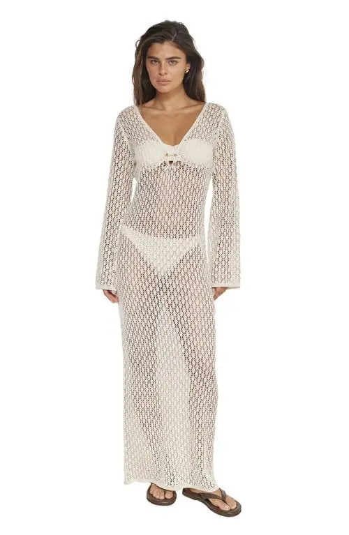 GOTTEX Element Maxi Dress Cover-up - Cream