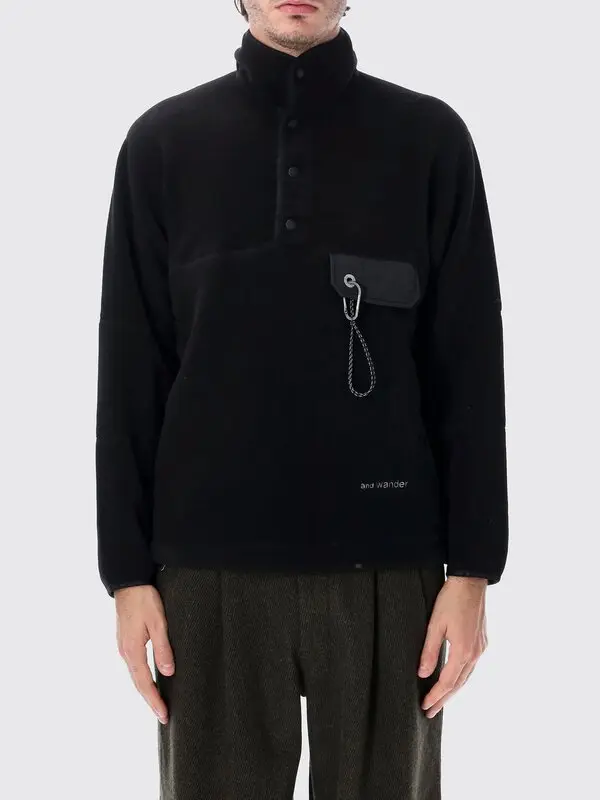 AND WANDER Sweater - Black