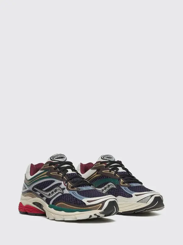 Saucony Progrid Omni Og Low-top Lace-up Sneakers With Mesh Details - Multicolor