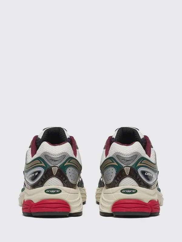 Saucony Progrid Omni Og Low-top Lace-up Sneakers With Mesh Details - Multicolor