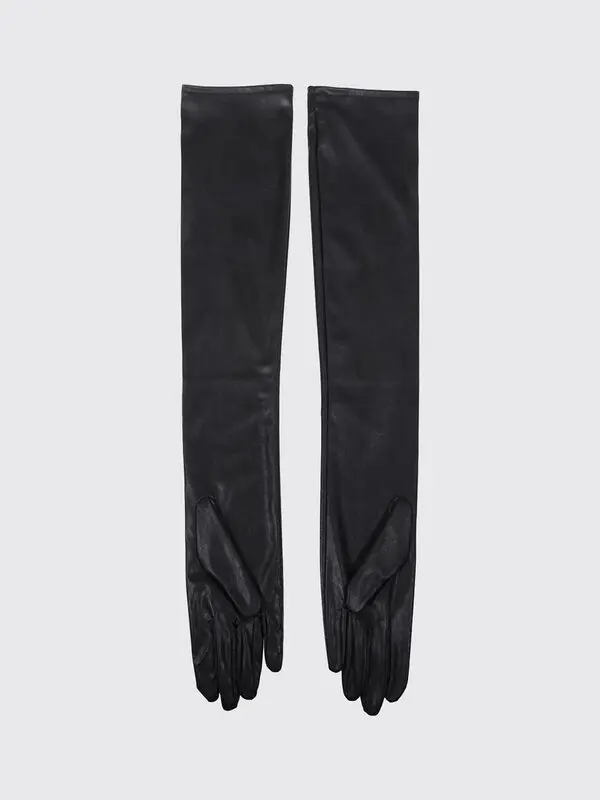 7 For All Mankind High Gloves In Pure Leather With Applied Logo