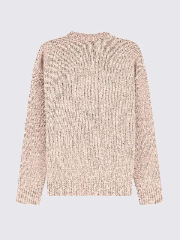 Polo Ralph Lauren Crewneck Wool-blend Jumper With Embroidered Pony Logo - Nude