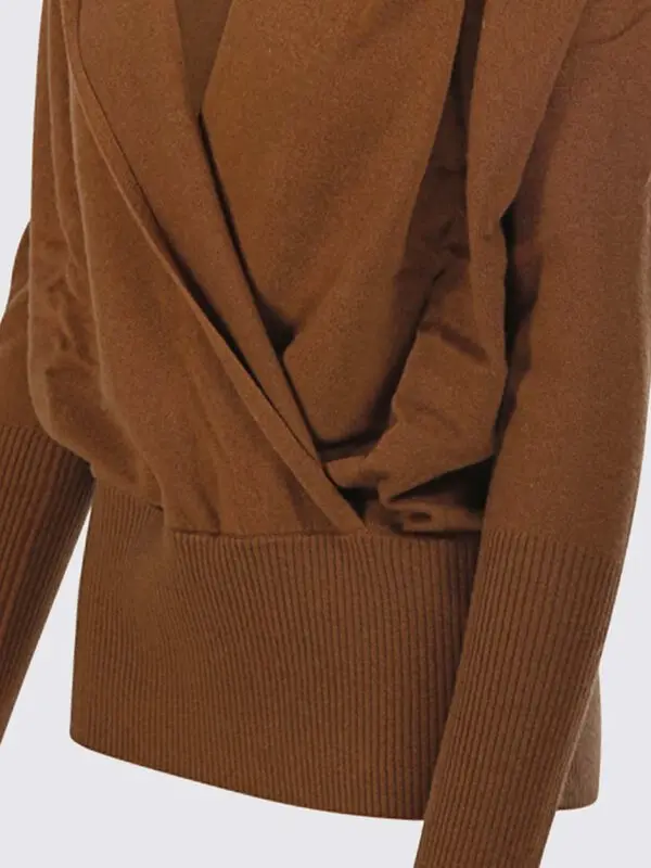 7 For All Mankind Draped Wool And Cashmere Cardigan